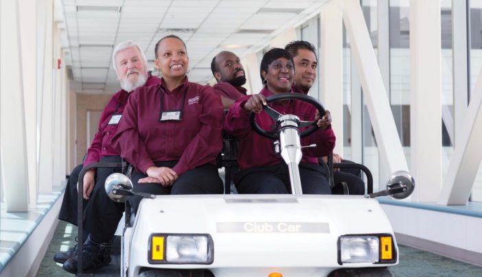 How our skybridge cart drivers build connections | UT MD Anderson