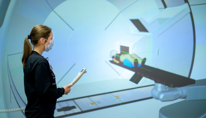Radiation students learn about proton therapy through virtual reality ...