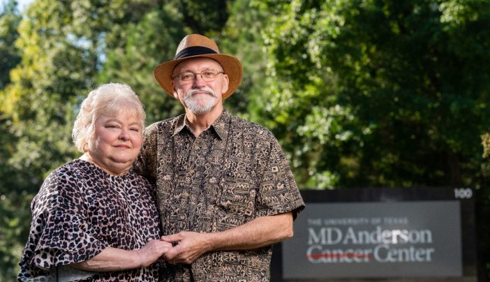 Couple face male and female breast cancer together | MD Anderson Cancer ...