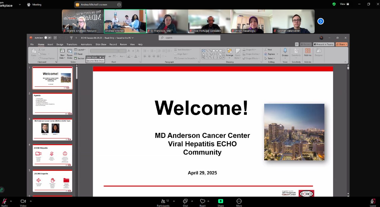 Viral Hepatitis ECHO | MD Anderson Cancer Center