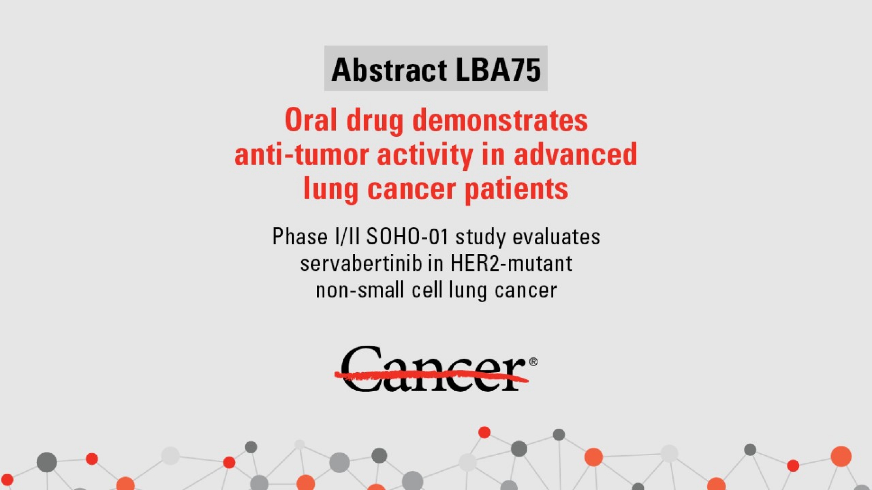 ESMO 2025: Oral Drug Demonstrates Promising Anti-Tumor Activity in ...
