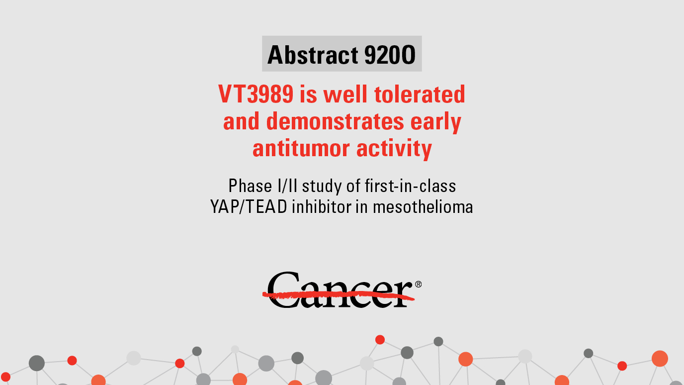 ESMO 2025: VT3989 continues to show promising early results in patients ...