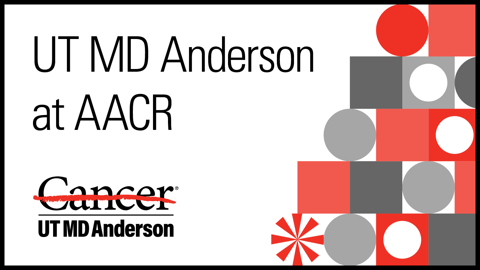 AACR Program | UT MD Anderson